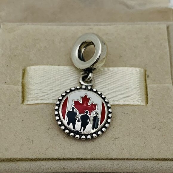 Pandora | Jewelry | Pandora Canadian Army Exclusive Charm S925 Silver ...